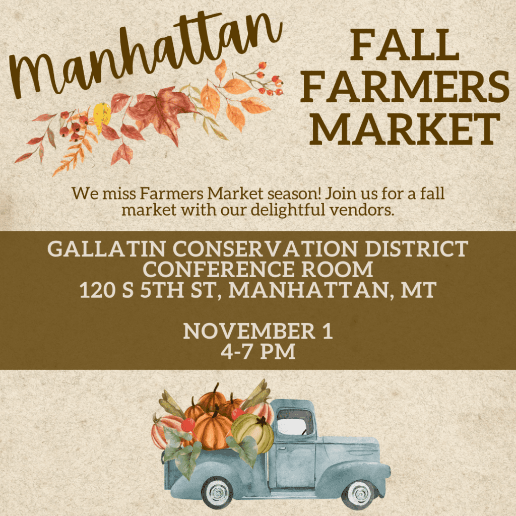 Fall Farmers Market – Gallatin Conservation District